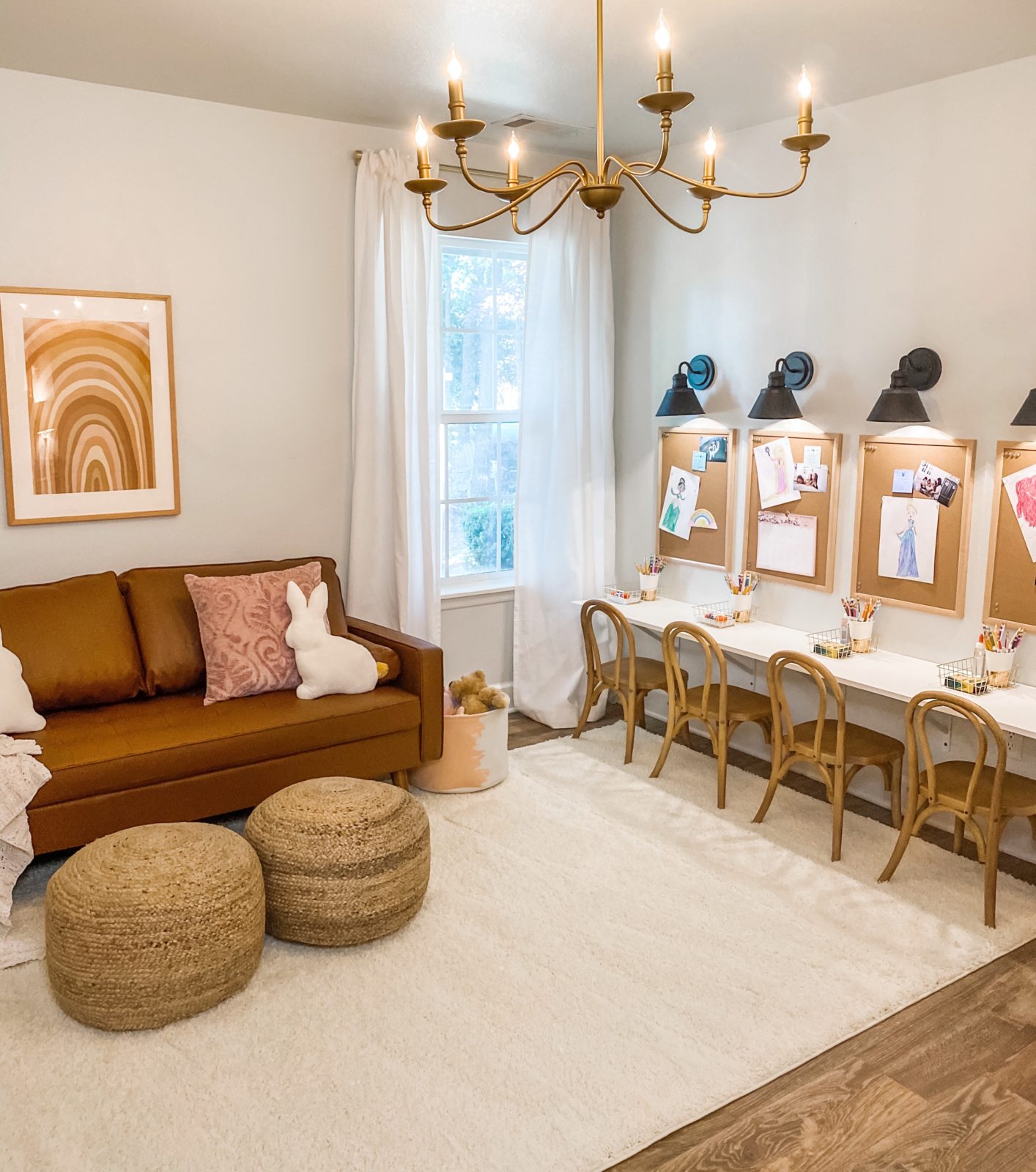 kid's Homeschool Playroom Design Idea - Cotton Stem